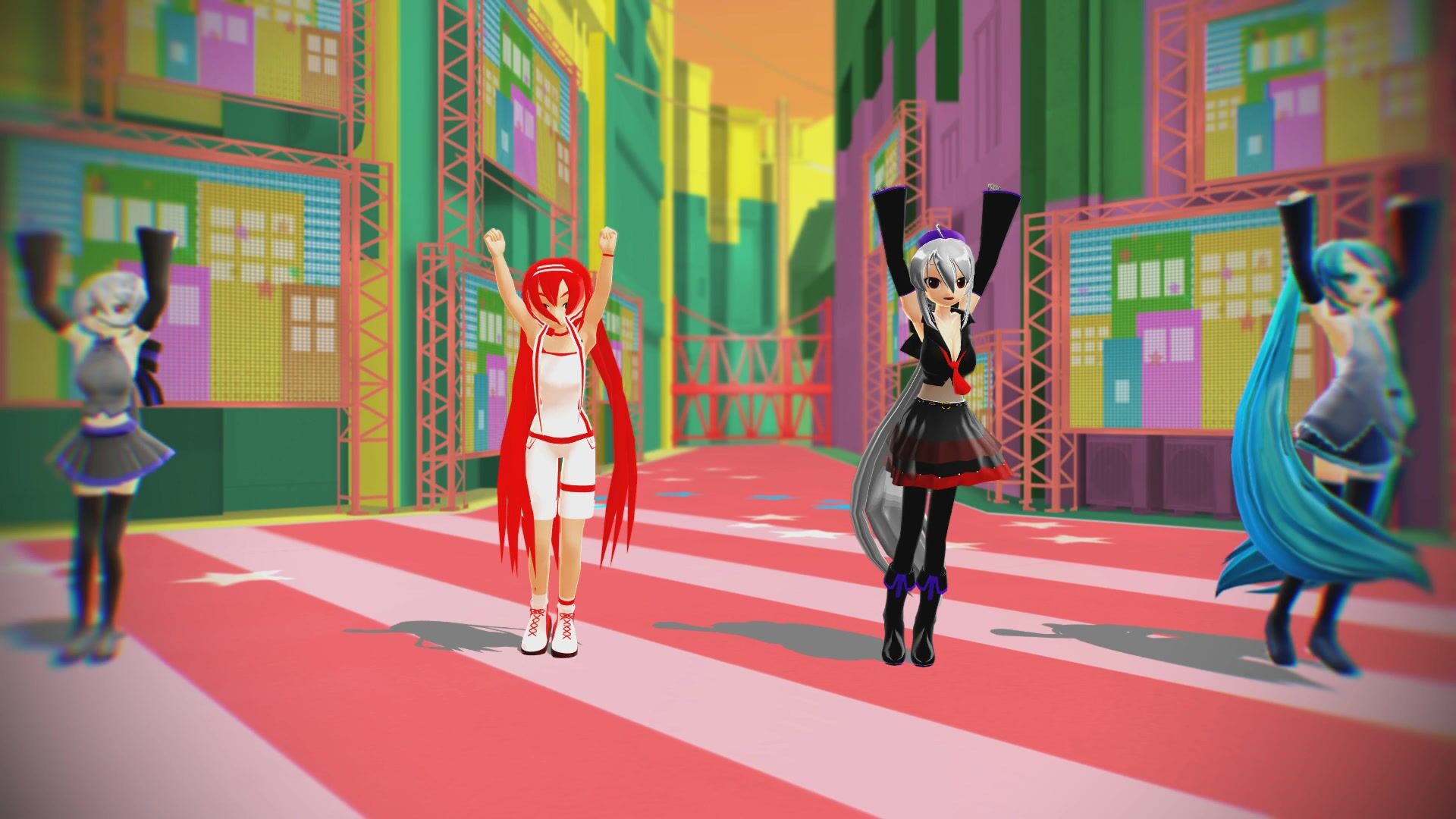 MMD Drop Pop Candy (Kiku, Miku, Mitsu,Haru)